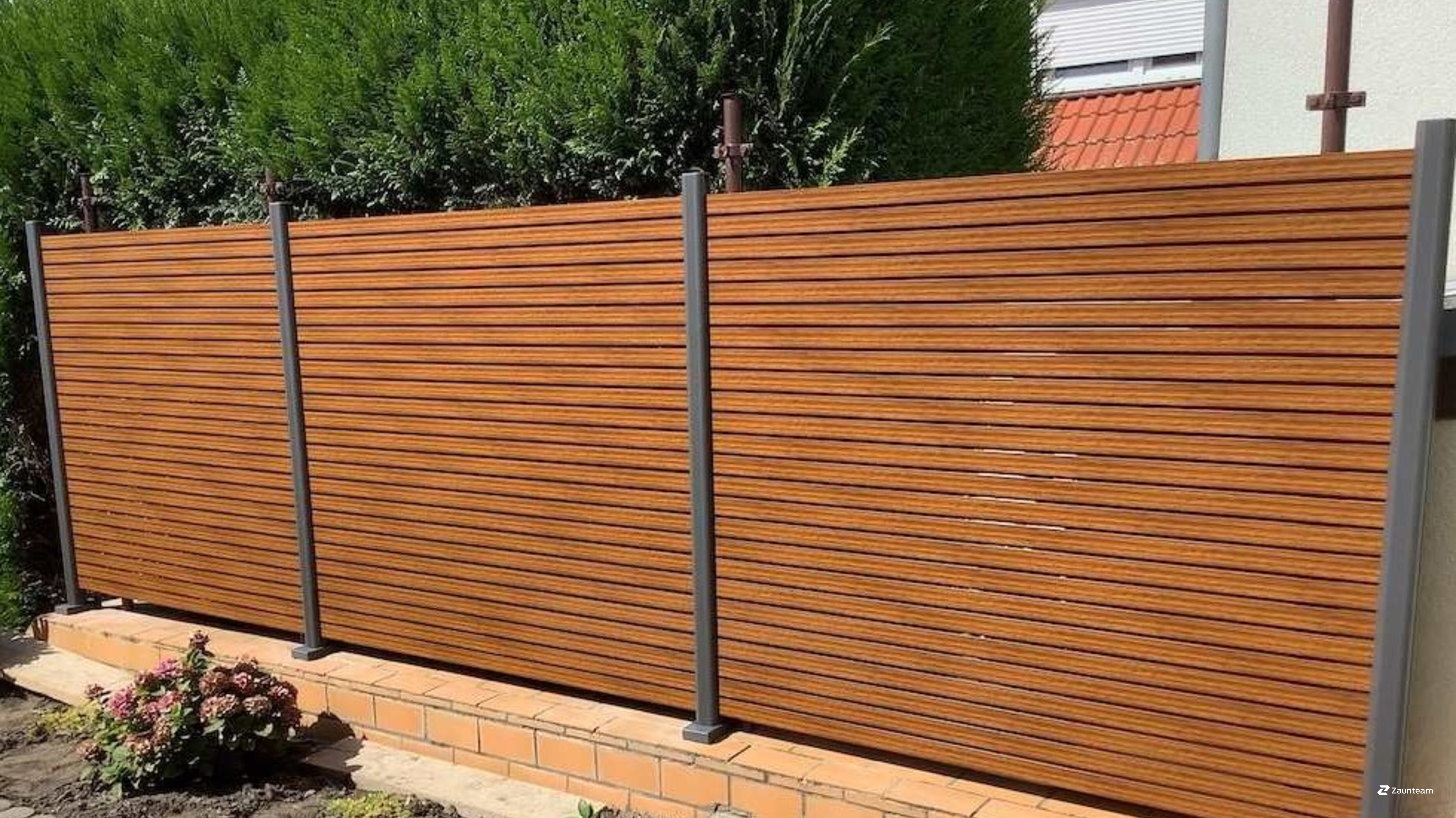 Sichtschutz aus Aluminium von Zaunteam